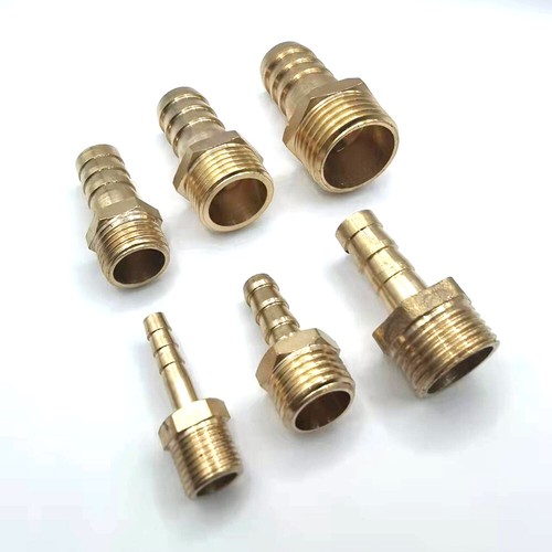 1/8" NPT Thread x 8mm Hose Tail End Connector Brass Fitting for Air ...
