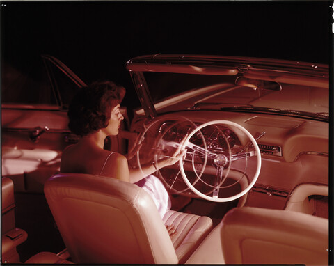 Ford Thunderbird automobile interior car advertising OLD PHOTO | eBay ...