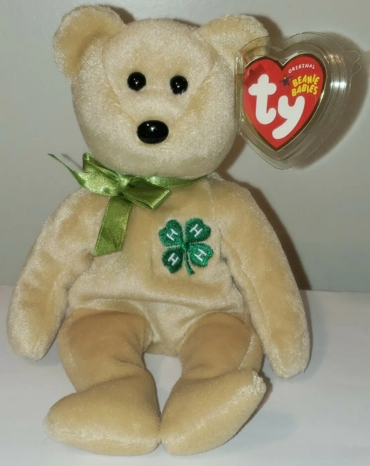 Ty Beanie Baby - CLOVER 4-H the Bear (8.5 Inch) MINT with MINT TAGS | eBay