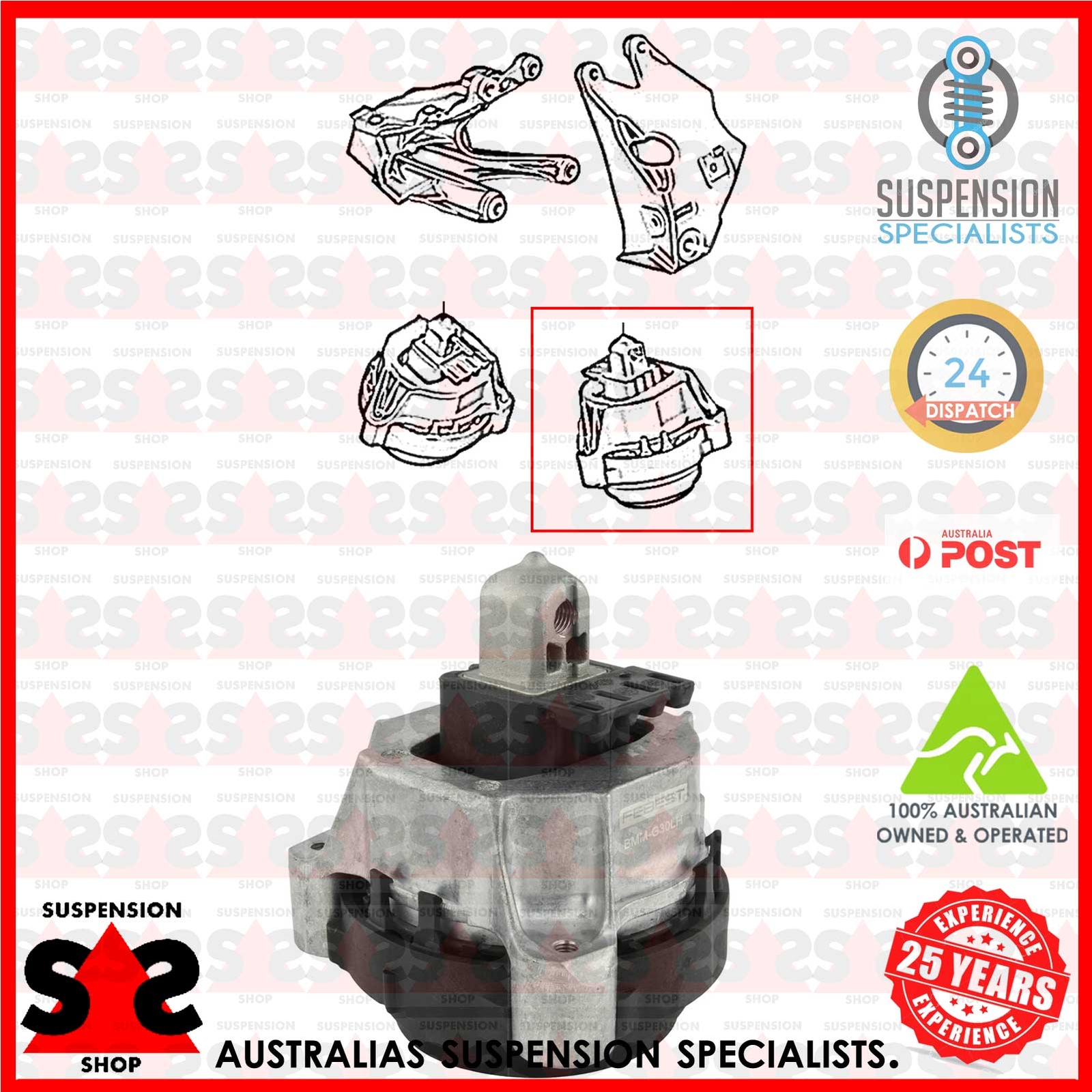 Left Mounting, Engine Suit BMW 5 (G30, F90) 530 i 5 (G30, F90) | eBay