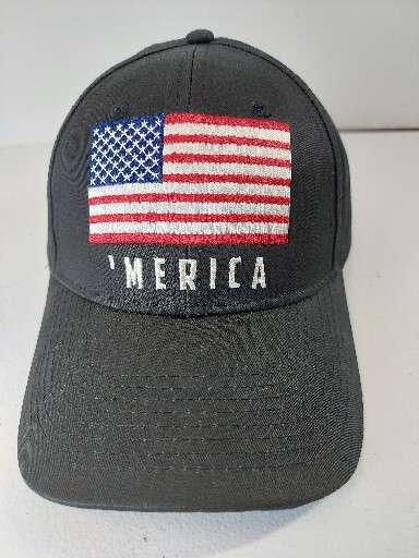 'Merica Flag Embroidered Hat Baseball Cap Black Hat New! | eBay