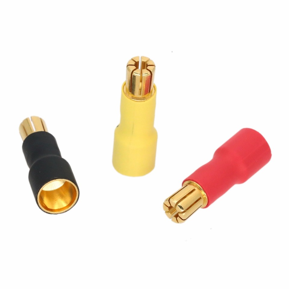 Brushless Motor Bullets 6.5mm Male to 8mm Female Banana ESC Electronic ...