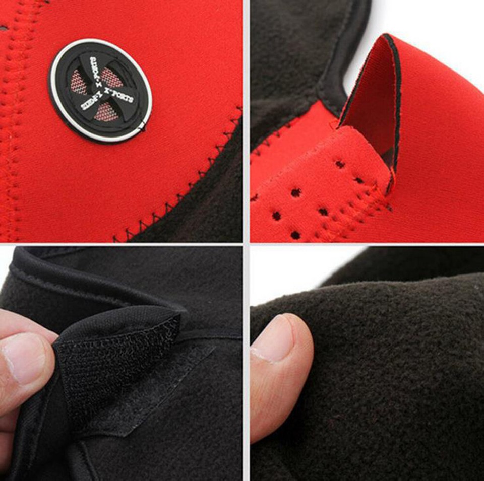 3PCS Winter Balaclava Neoprene Neck Warmer Cold Weather Motorcycle Ski ...