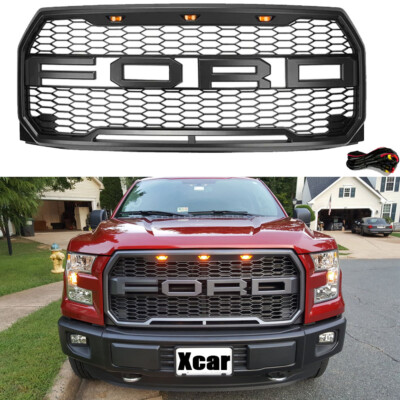 For 2015 2016 2017 Ford F150 F-150 Grill Raptor Style Front Bumper ...
