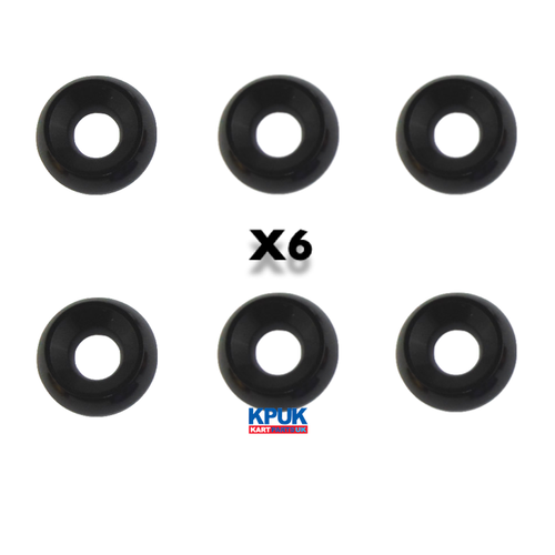 Kart CSK Washer Pack of Six M8 x 21mm Countersunk Washer BLACK Kart ...