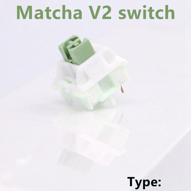 Linear Iced Matcha Switches for Mechanical Keyboard Keyboard Dustproof ...