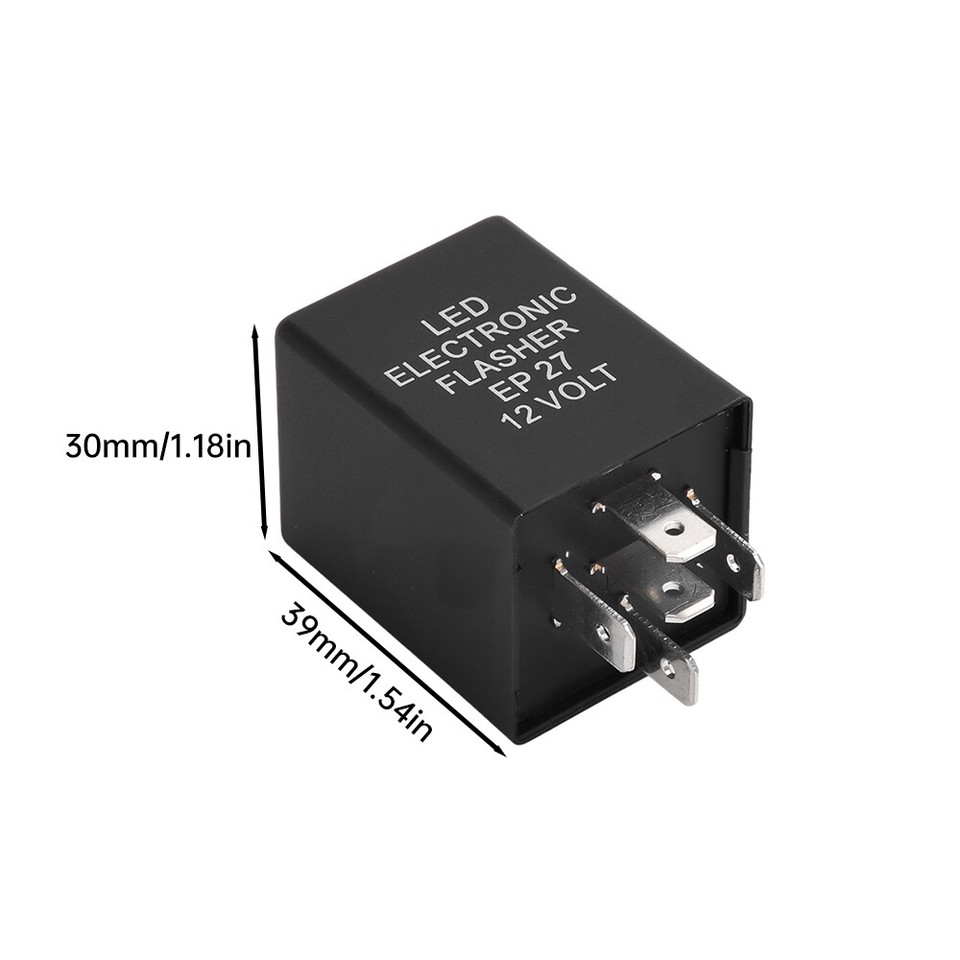 Universial 5-pin LED Electronic Flasher Relay 12V EP27 Car LED Flash ...