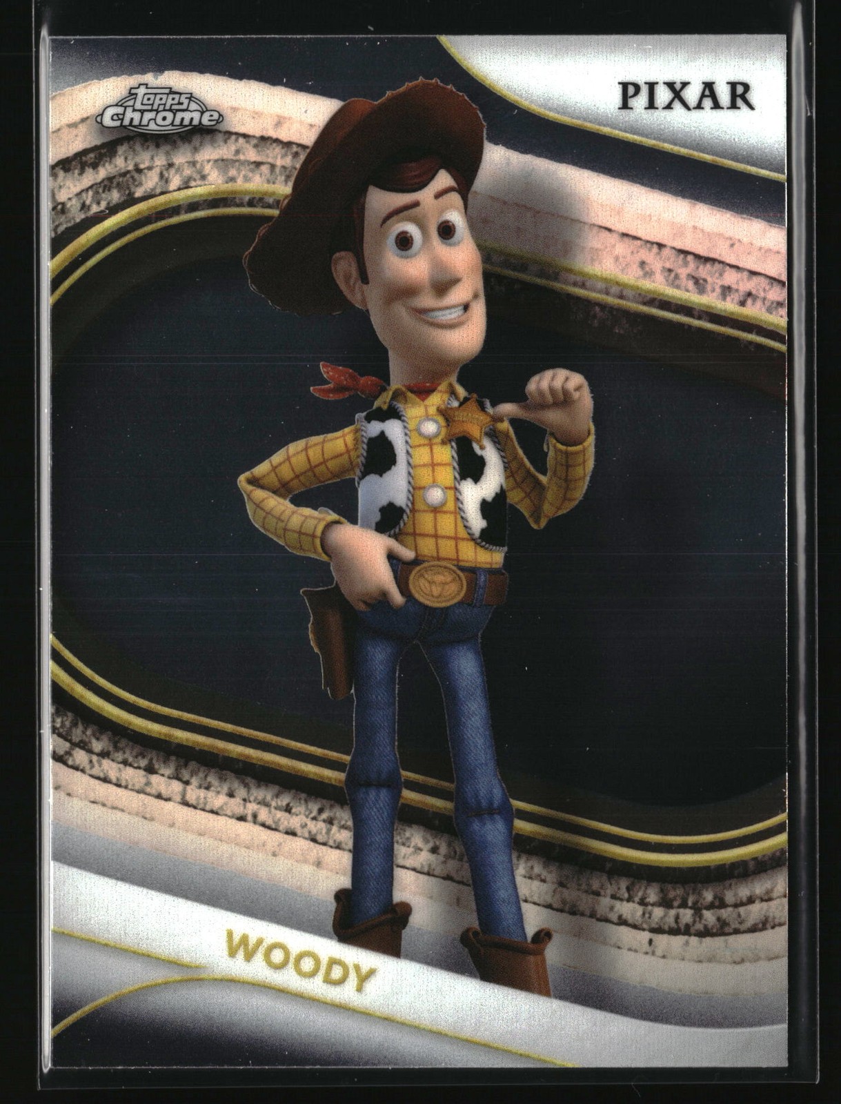 Woody 2025 Topps Chrome Disney #89 Blue Refractor /150 Price Guide ...