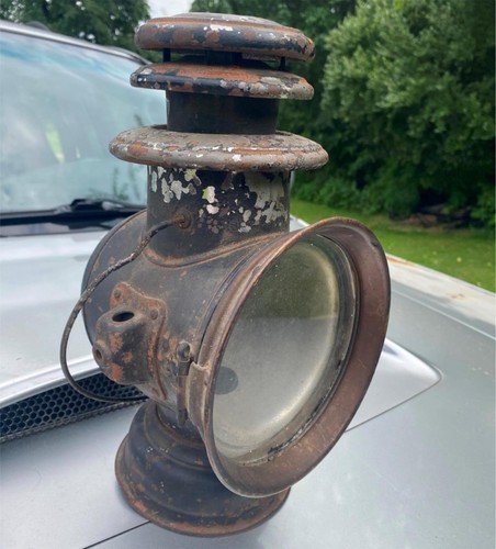 Vtg Dietz Union Driving Lamp Lantern Auto Truck antique Carriage ...