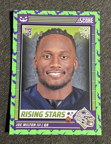 2024 Panini Score-A-Treat - Rising Stars Green Bats #28 Joe Milton III ...