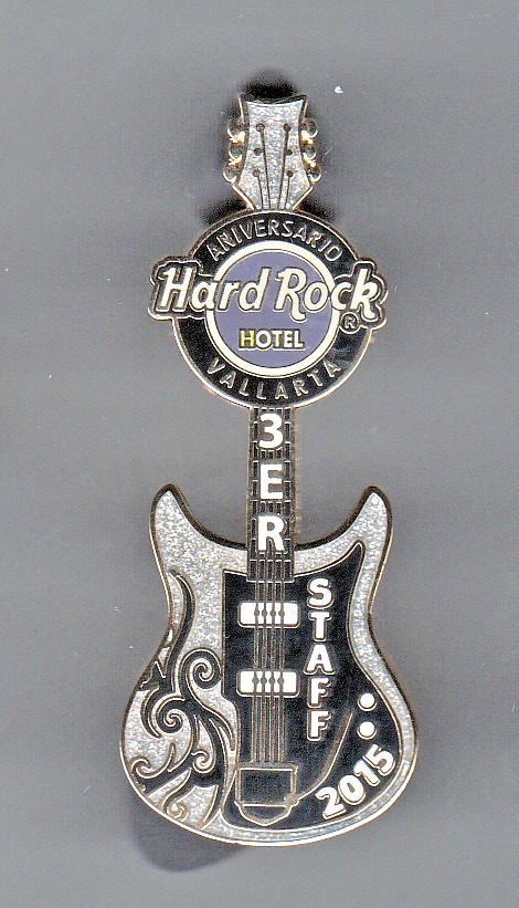 Hard Rock Cafe Pin: Vallarta Hotel 2015 Staff 3rd Anniversary le | eBay