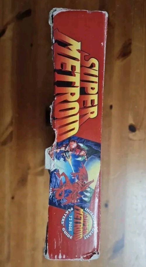 Super Metroid NINTENDO SNES Super Nintendo PAL Big Box Version ...