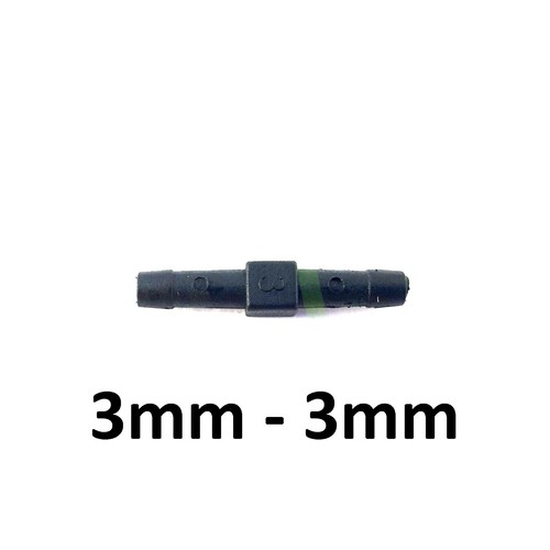 Straight Barbed 3 mm Tube Hose Pipe Connector Fitting Joiner Air Water ...