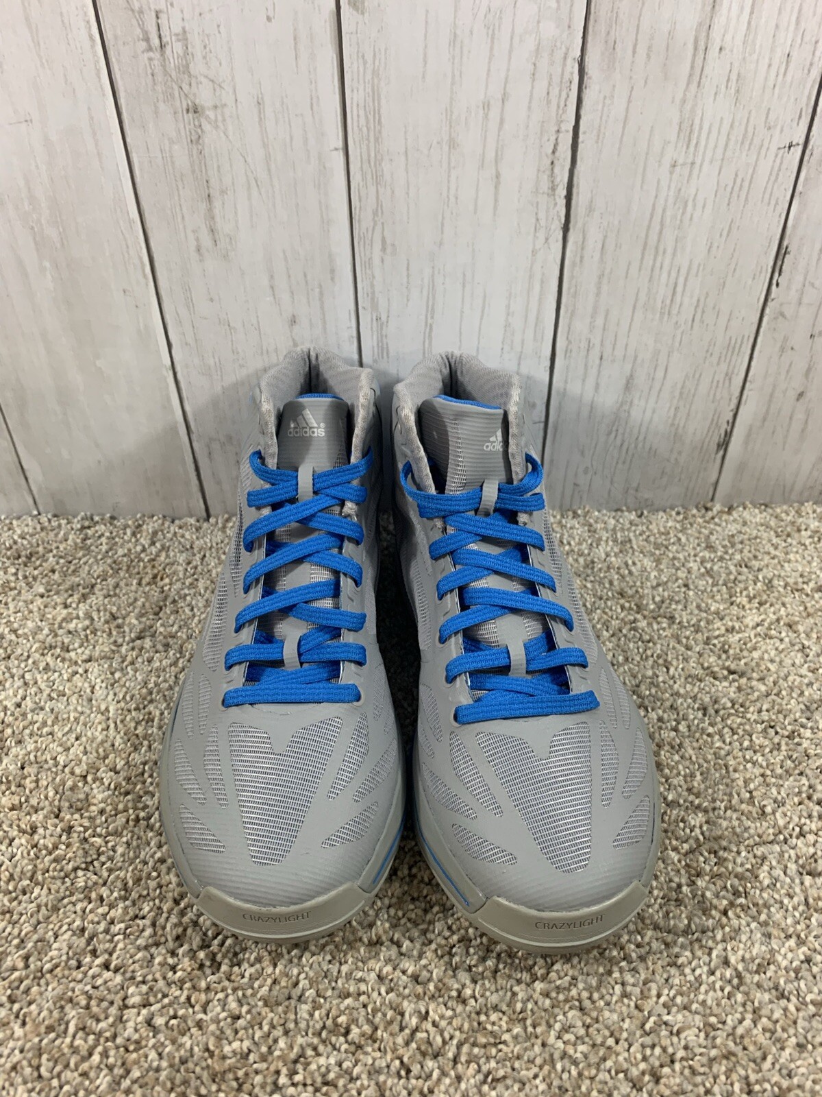 Adidas Sample adizero Crazy Light 2 Basketball Shoe Blue White SZ 3.5 ...