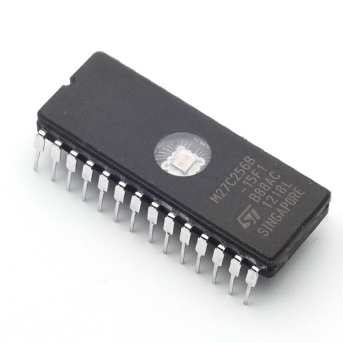 STMicroelectronics M27C256B-15F1 27C256 32K x 8 UV EPROM CDIP28 x 20PCS ...