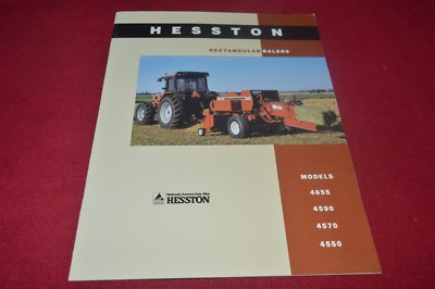 Hesston 4655 4590 4570 4550 Square Baler Dealer's Brochure YABE16 | eBay