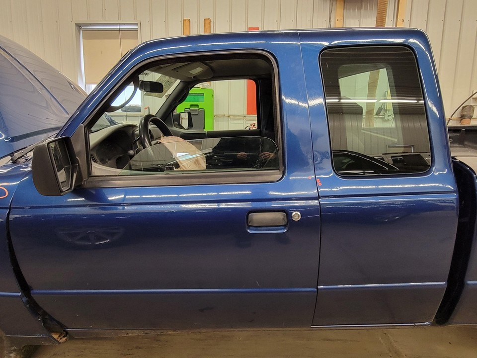 04-11 FORD RANGER DRIVER LEFT REAR SIDE DOOR ASSEMBLY VISTA BLUE PAINT ...