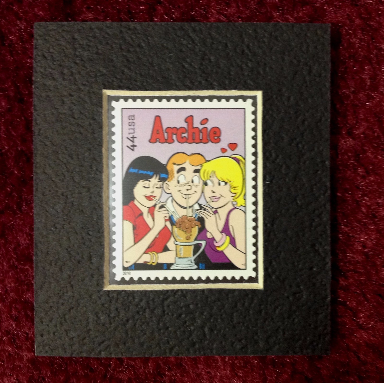 Unused, matted 2010 U.S. postage stamp for the newspaper comic series ...