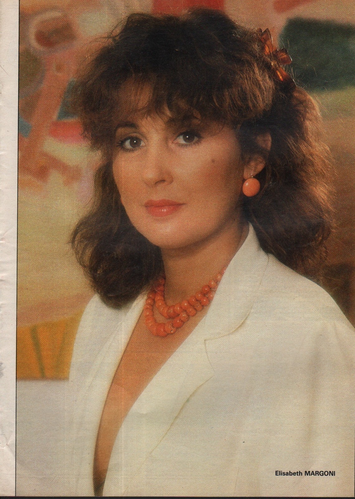 Coupure de presse Clipping 1984 Poster Elisabeth Margoni 23,5 x 31 | eBay
