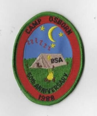 1988 50th Anniversary Camp Osborn BSA GRN Bdr. [CA-1151] | eBay