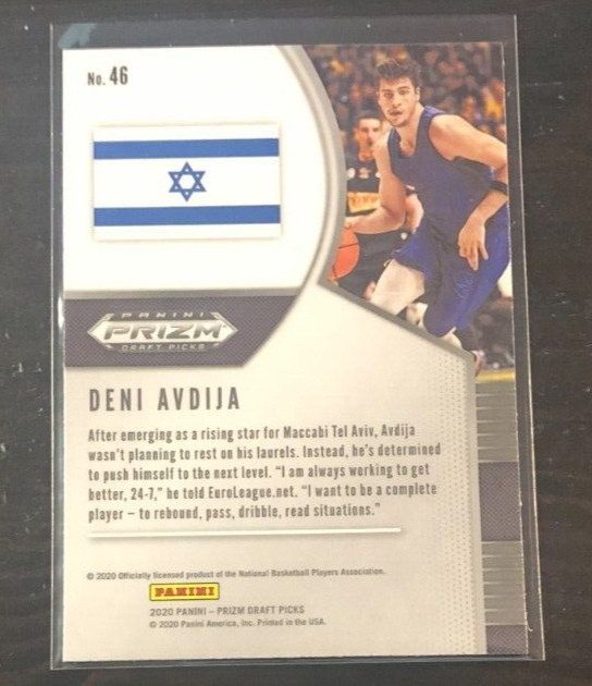 2020 Panini Prizm Draft Picks DENI AVDIJA Rookie Card RC #46 | eBay