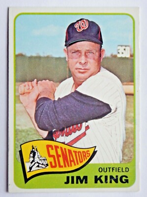 Jim King #38 Topps 1965 Baseball Card (Washington Senators) G | eBay