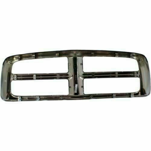 Front Grille Without Insert Code MFD Chrome fits 2002 2005 Dodge Ram ...