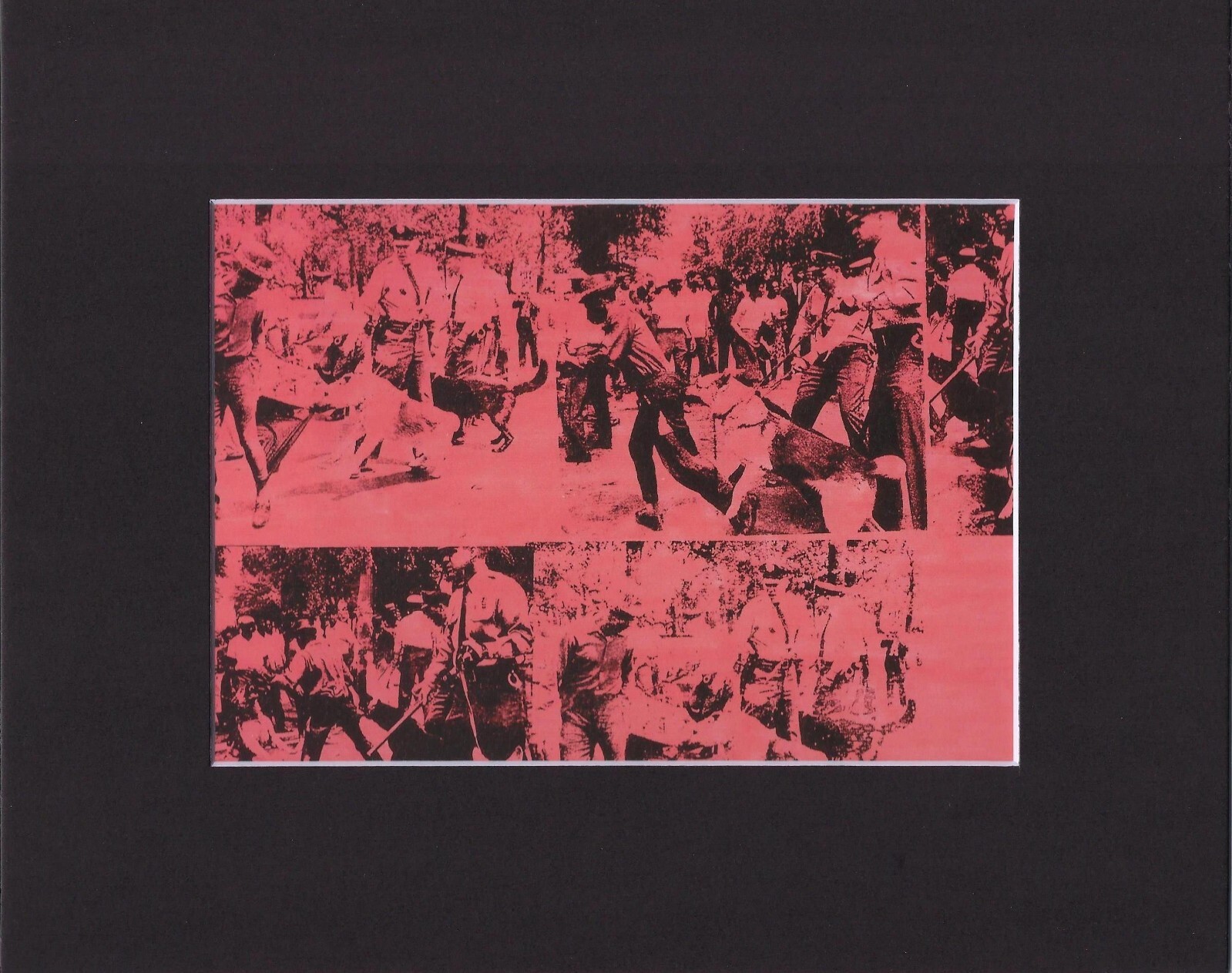 8X10" Matted Print Art Picture Andy Warhol: Red Race Riot, 1963 | eBay
