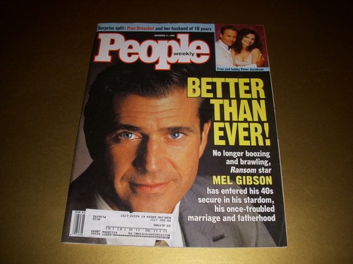 PEOPLE Magazine, November 11, 1996, MEL GIBSON Cover, FRAN DRESCHER ...