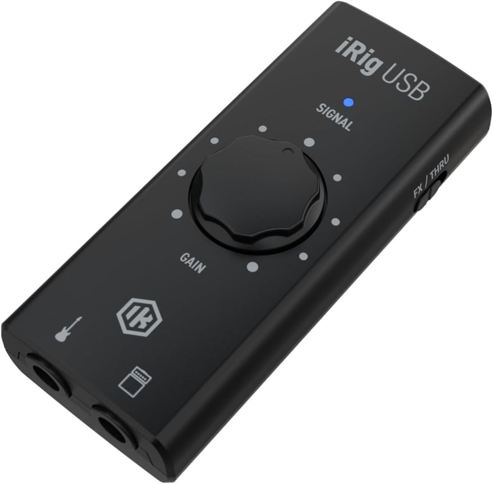 IK Multimedia iRig USB Guitar Interface for iPhone, iPad, Android, Mac ...