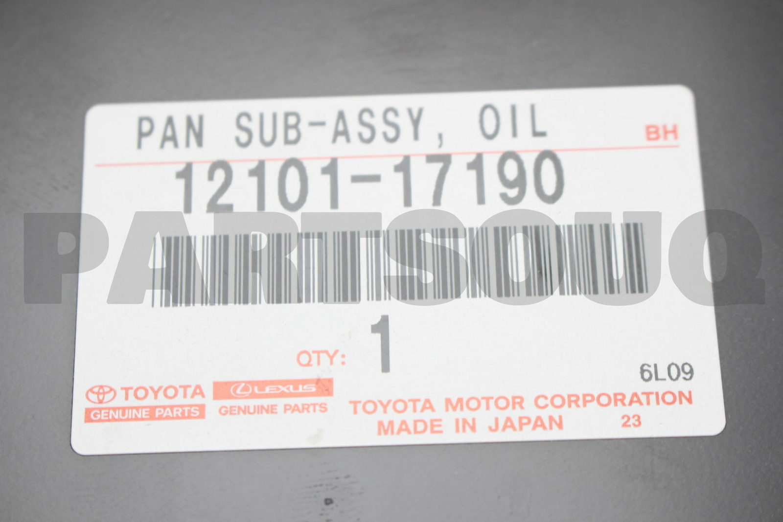 1210117190 Genuine Toyota PAN SUB-ASSY, OIL 12101-17190 | eBay