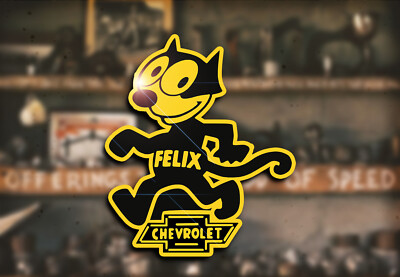 1950s Felix Decal Hot Rod Rat Race Chevrolet Bomber Low Rider ...