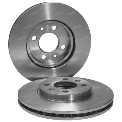 LH+RH Front Disc Brake Rotors Pair for Saab 9000 1989-1998 Left+Right L ...