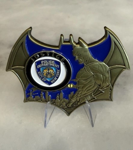 Batman NYPD Gotham City One Police Plaza Challenge Coin | eBay