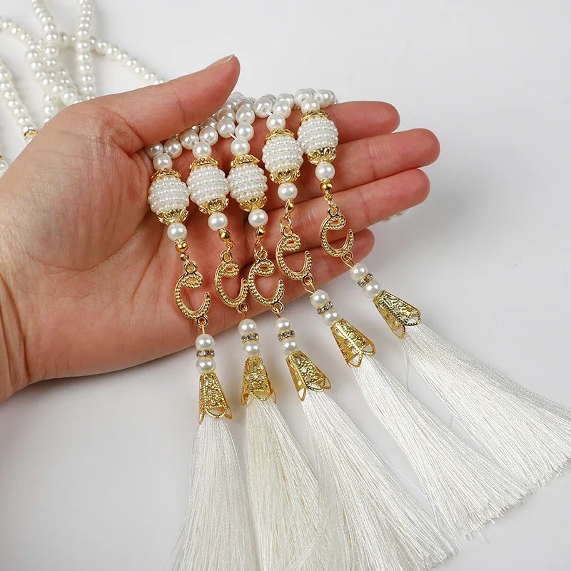 5Pcs Ramadan Prayer Misbah Tasbih Tasbeeh Islamic Spiritual 99 Beads ...