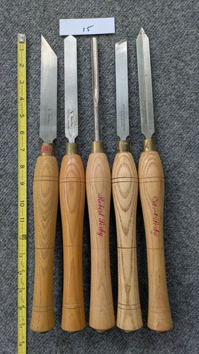 Robert Sorby Chisel Set of 5 Woodturning Lathe Micro Tool Chisels | eBay
