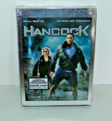 Hancock Will Smith 2 Disc DVD Unrated Special Edition With Digital Copy ...