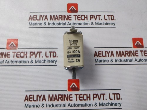 NH00 (NT00) GG 100A Fusible Basse Tension 500V 120KA VDE 0636 | eBay