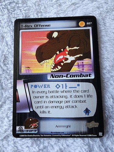 DBZ Dragon Ball Z T-Rex Offense 227 CCG Limited Saiyan Saga MP | eBay