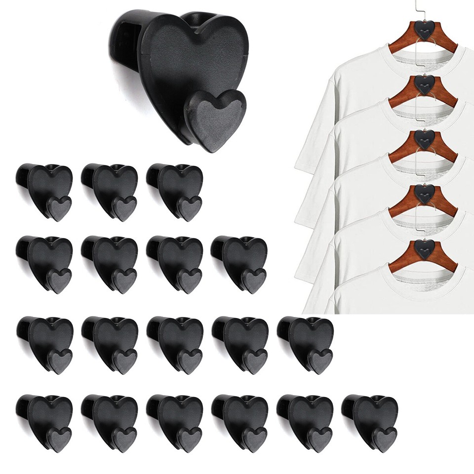 18Pcs Space Triangles Clothes Hanger Connectors Hooks for Organizer ...