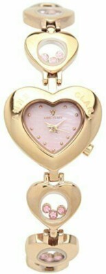 ANNE CLARK watch 1P natural diamond heart-shaped face moving ...
