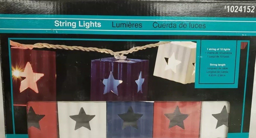 Flag String Lights