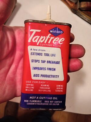 Vintage Tap Free By Winbro Cutting Fluid Can | eBay