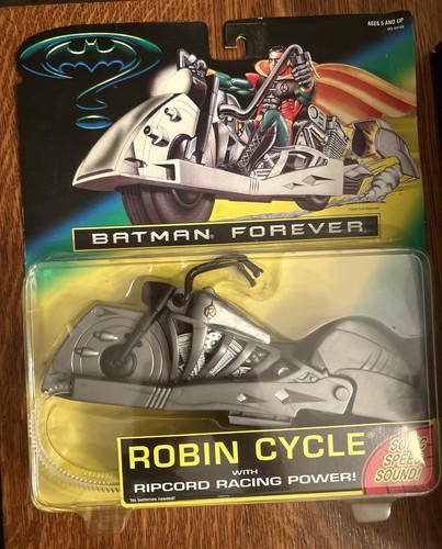 Kenner Batman Forever Robin Cycle w/ Ripcord Racing 1995 New In Package ...