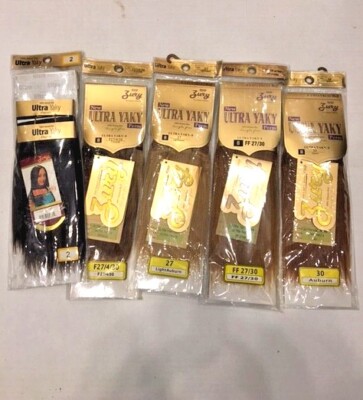 Zury 100% Human Ultra Yaky Perm Weaving Hair Extensions 8” Choose | eBay