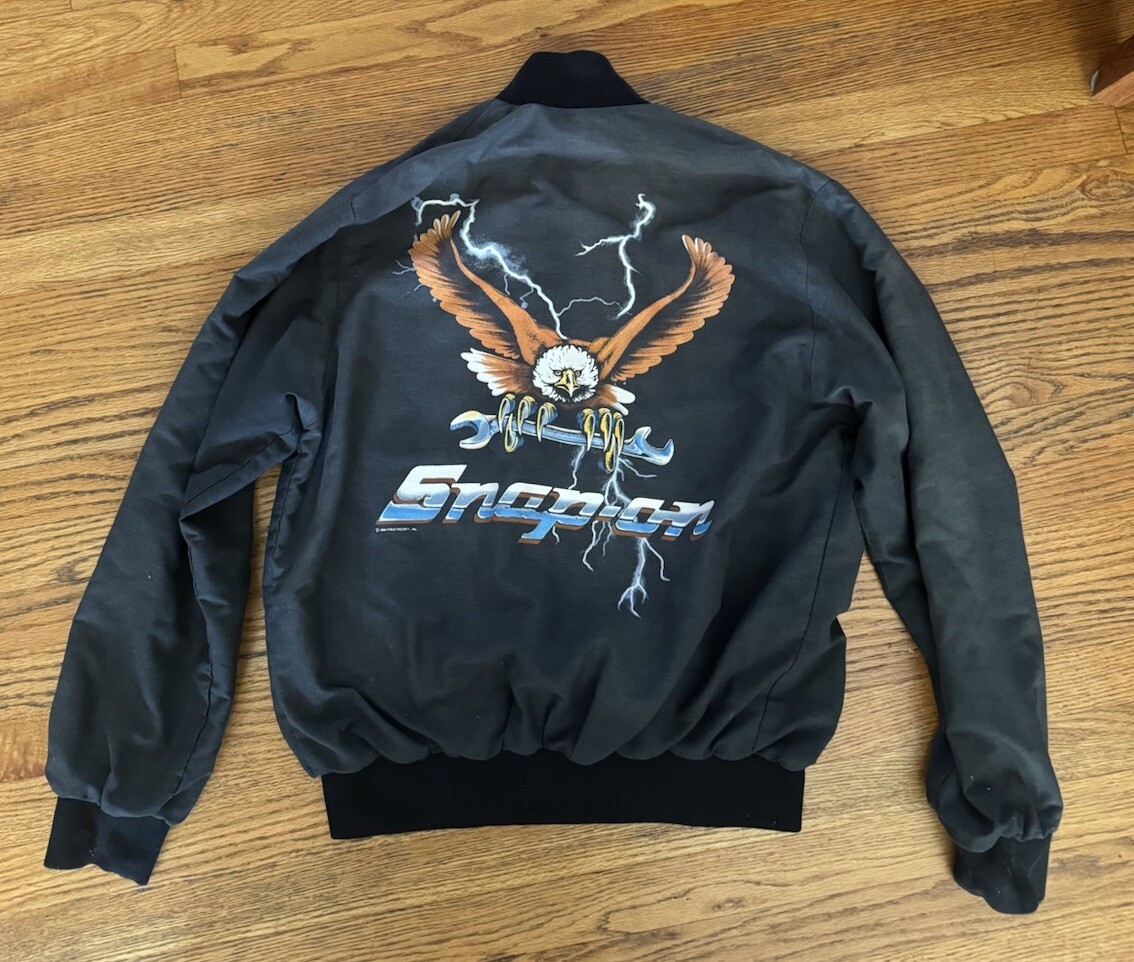 Vintage 1994 - Snap On Tools Eagle Jacket - Color: B… - Gem