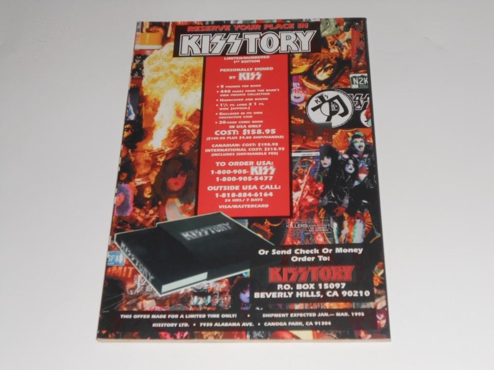 KISSNATION: #1 NM+ Marvel Music Collector’s Edition Kiss Classics 1999 ...