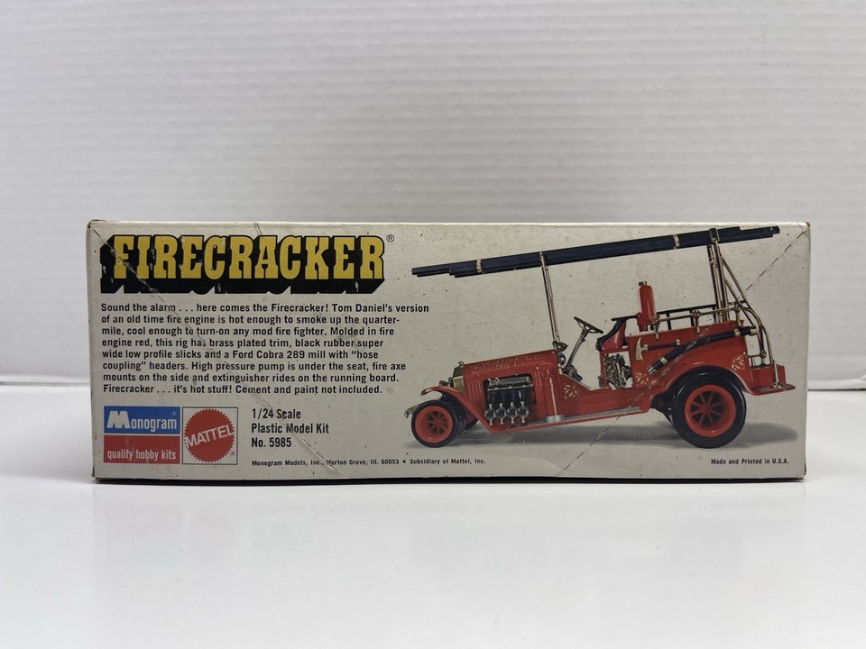 MONOGRAM/MATTEL FIRECRACKER (Tom Daniel's) 1971 #5985 Complete! | eBay