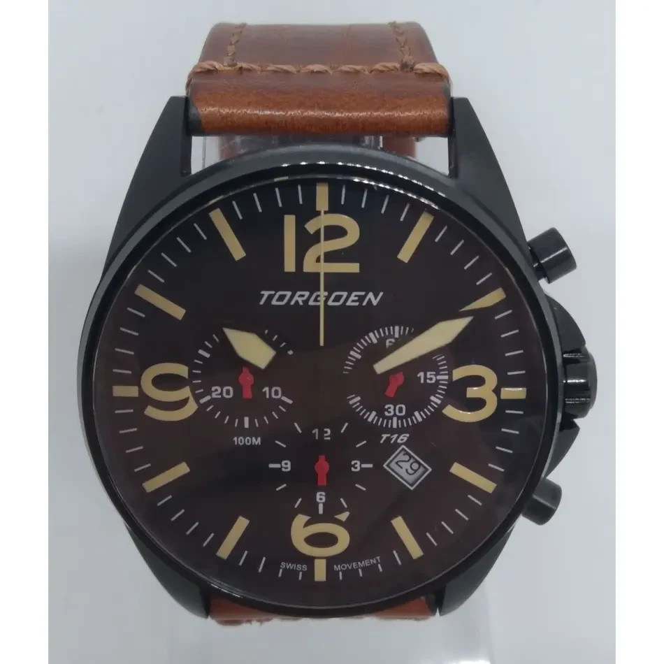 Torgoen Stainless Steel Mens' Chronograph Watch | eBay