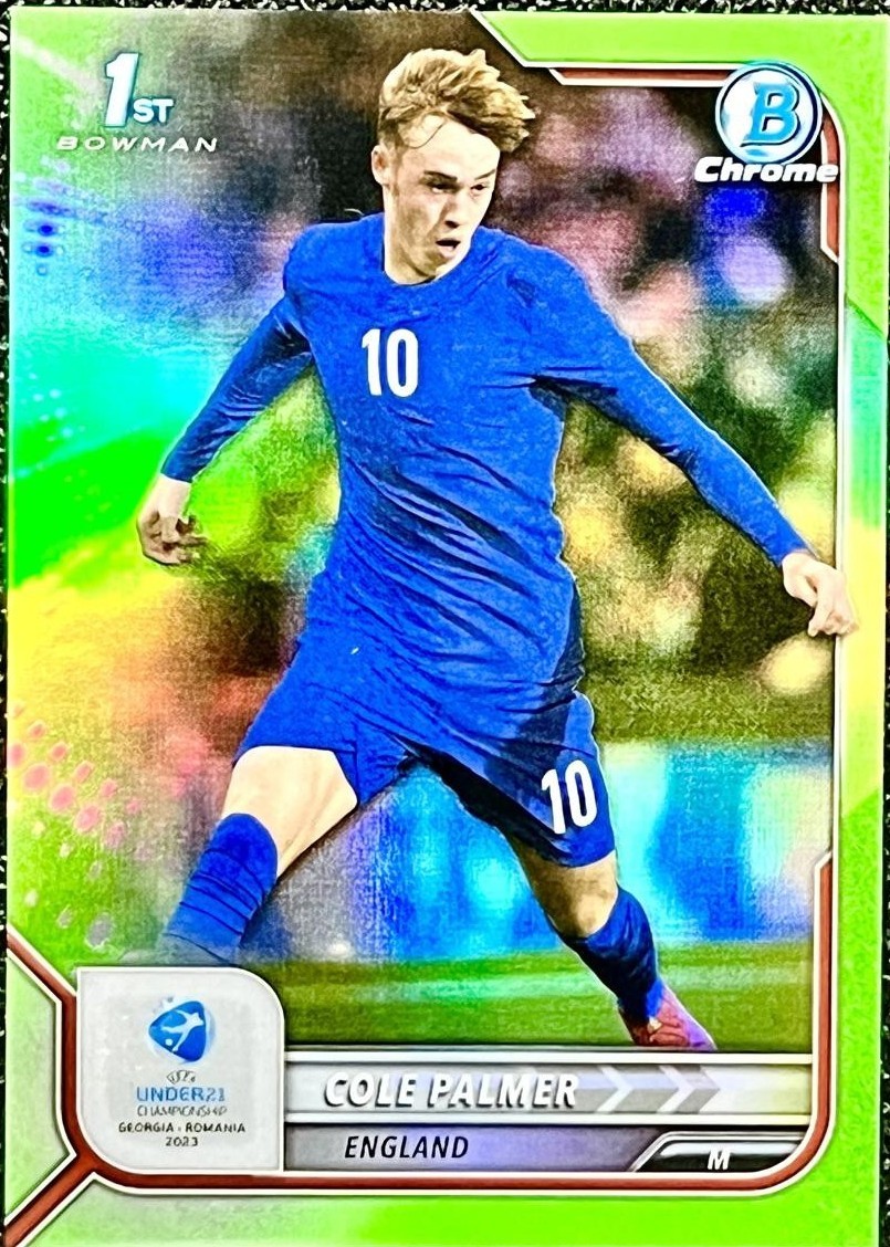 2022-23 Bowman Chrome Road to Uefa Under21 Championship - Cole Palmer ...